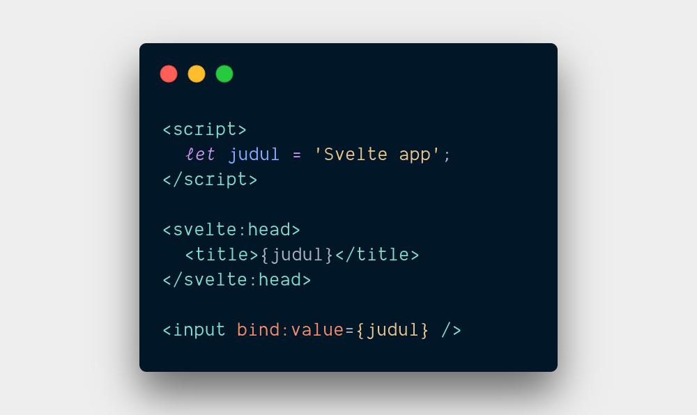Special Elements pada Svelte JS | Alfin's Blog