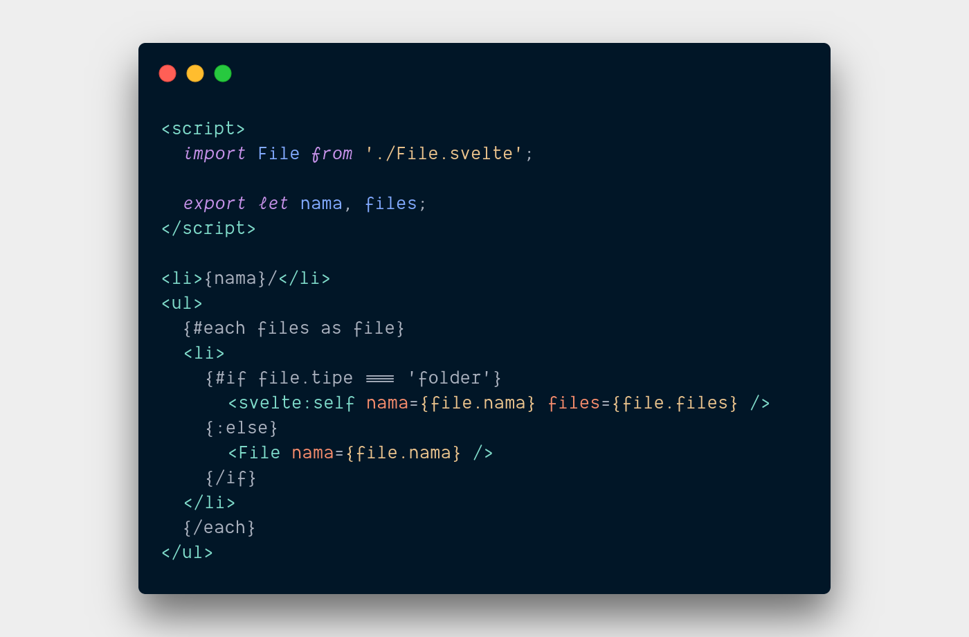 Special Elements pada Svelte JS | Alfin's Blog